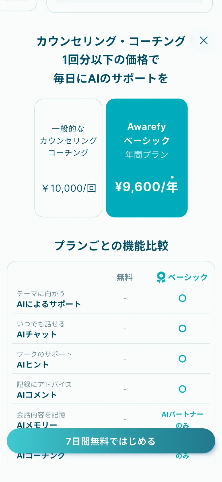 「Awarefy」のUIデザイン一覧（2024年12月版） - UI Pocket